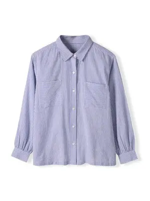 CELTIC & CO. Striped Side Split Shirt