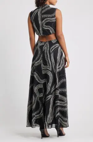 Parker The Evette Cutout Sleeveless Maxi Dress