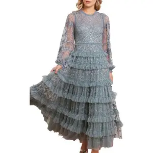 Needle & Thread Lace Evening Dresses