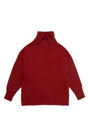 Deluc Peter Mock Neck Long Sleeve Sweater