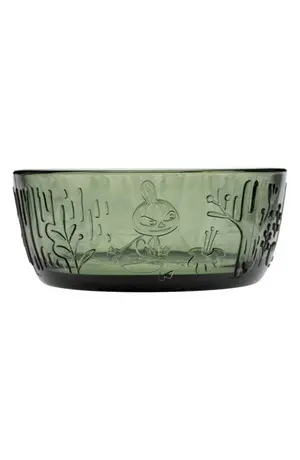 MOOMIN Little My Glass Bowl - Green