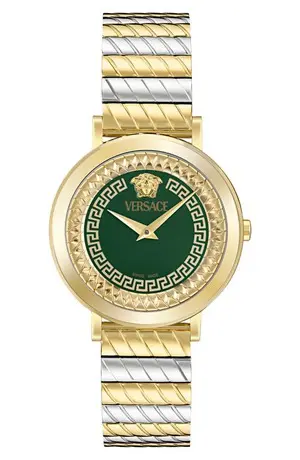 Versace Delphinus Bracelet Watch - Two Tone