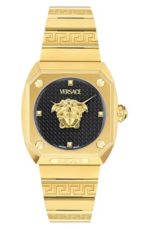 Versace Antares Bracelet Watch - Ip Yellow Gold