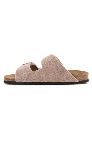 CELTIC & CO. Felt Double Buckle Slide Sandal