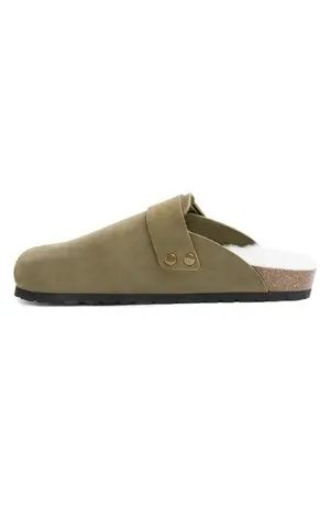 CELTIC & CO. Sheep Lined Clogs With Strap Detail