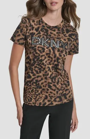 Dkny Print Logo Top