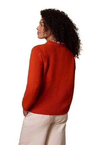 CELTIC & CO. Lambswool Button Neck Sweater