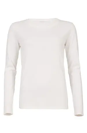 CELTIC & CO. Long Sleeve Crew Neck T-shirt - Chalk