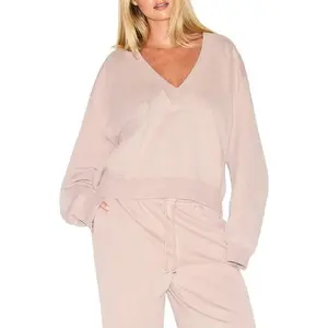 Women's Fleece V-Neck Pullovers