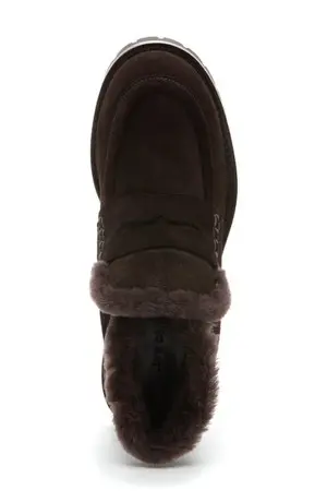 275 CENTRAL Zelia Genuine Shearling Weatherproof Boot - Brown