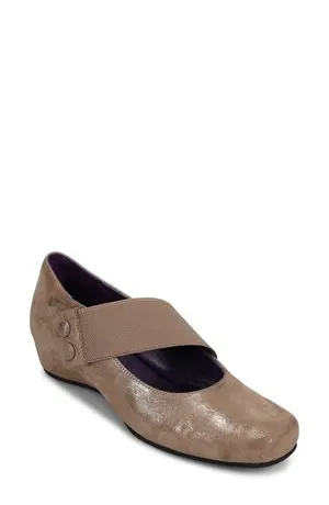 Vaneli Mary Jane Wedge Pumps - Bronze