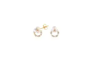 ARTE NOVA JEWELLERY Maisie Earrings - Silver Gold Plated