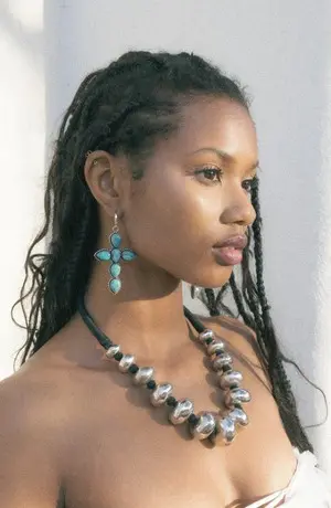CHILD OF WILD Turquoise Drop Earrings