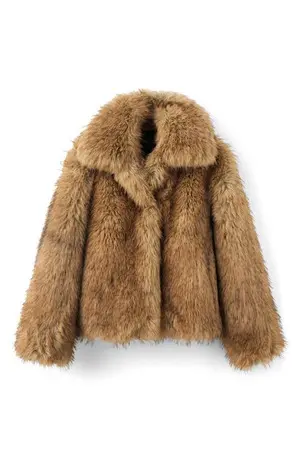 Mango Faux-fur Jacket
