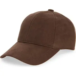 Women's Faux-Suede Baseball Caps