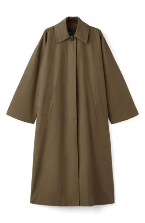 Mango Selection Belted Cotton-blend Trench Coat