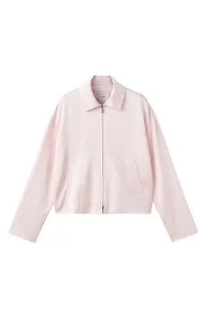 Mango Satin Bomber Jacket