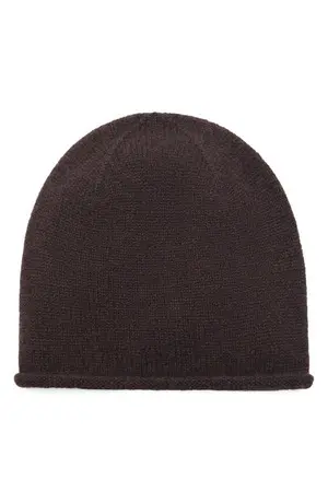 Mango Selection Cashmere Beanie Chocolate