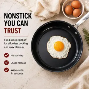 ALVA Maestro Nonstick Stainless Steel Frying Pan5-ply