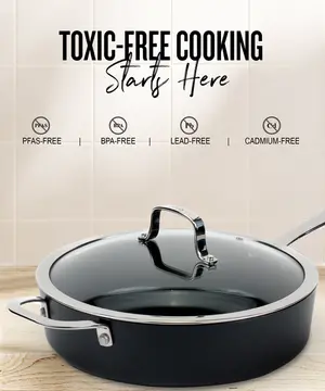 ALVA Maestro Nonstick Sauté Pan With Lid