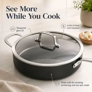 ALVA Maestro 4-quart Ceramic Nonstick Sauté Pan With Lid