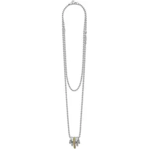 Lagos Caviar Lux Pavé Diamond Pendant Necklace - Two-tone