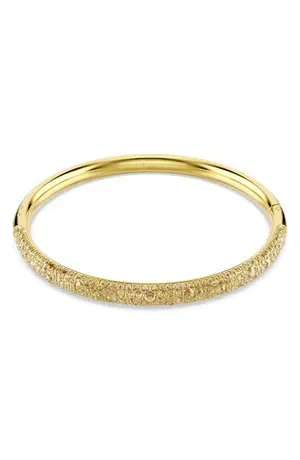 SWAROVSKI Sublima Crystal Hinged Bangle - Gold