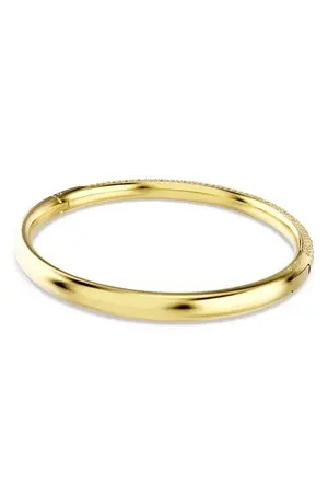 SWAROVSKI Sublima Crystal Hinged Bangle - Gold