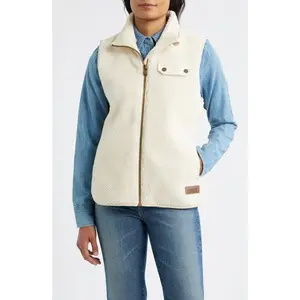 Pendleton Laurel Fleece Vest - Bone