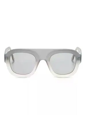 ANDY WAWA Ombré-effect Rectangle-frame Sunglasses - Grey