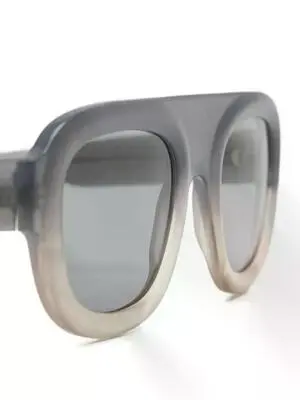 ANDY WAWA Ombré-effect Rectangle-frame Sunglasses