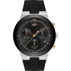 Movado Bold Fusion Chronograph Strap Watch - Black