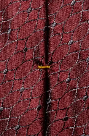 Eton Patterned Silk Jacquard Neck Tie