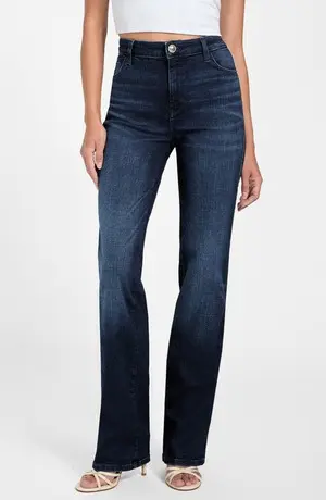 Guess Mid-rise Straight Leg Jeans
