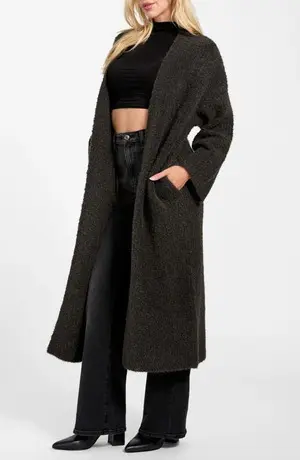 Guess Bouclé Longline Cardigan