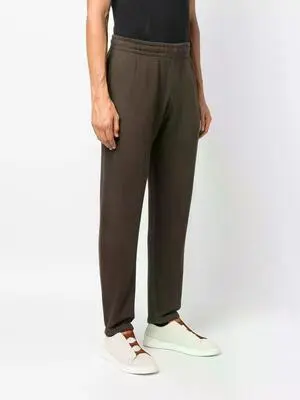 PRESIDENT’S Embroidered-logo Track Pants