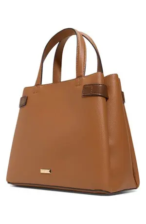 Aldo Satchel With Buckled Belt And Crossbody Strap