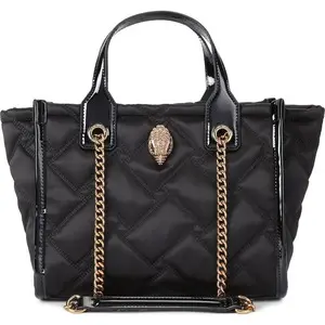 Kurt Geiger Small Hoxton Quilted Shopper Bag - Black