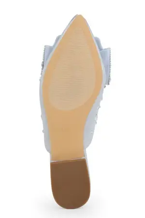 LAUREN LORRAINE Claire Rhinestone Embellished Mules