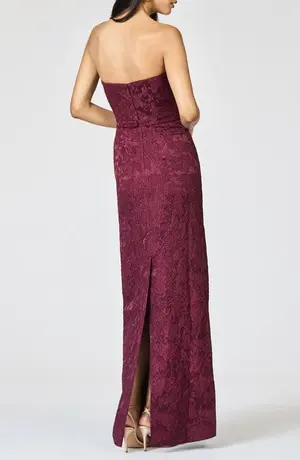Sachin & Babi Sophia Belted Strapless Gown - Napa