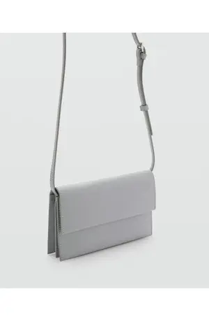 Mango Faux Leather Crossbody Bag
