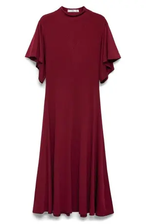 Mango Bell Sleeve Midi Dress