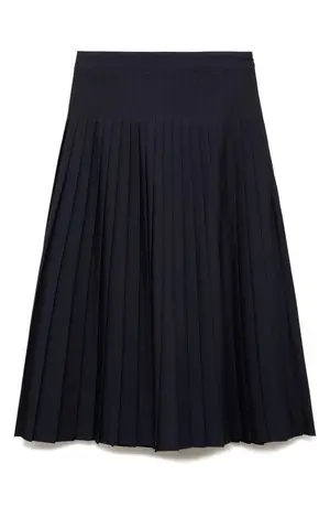 Mango Pleated Midi Skirt