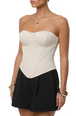 JLUXLABEL Strapless Corset Top