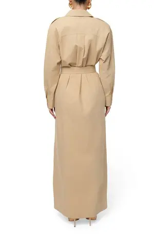 JLUXLABEL Harbor Shore Maxi Shirtdress