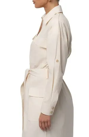 JLUXLABEL Harbor Shore Maxi Shirtdress