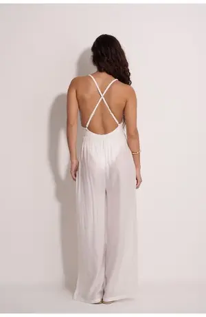 GOTTEX Satin Shore High Waist Beach Pant