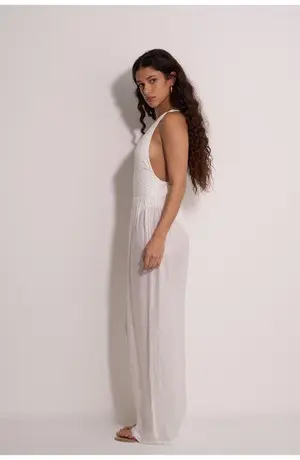 GOTTEX Satin Shore High Waist Beach Pant