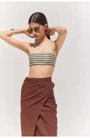 GOTTEX Terra Sarong Style Wrap Skirt Cover-up
