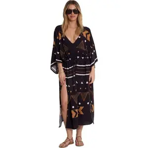 GOTTEX Mist & Sand Robe Cover-up - Black-multi